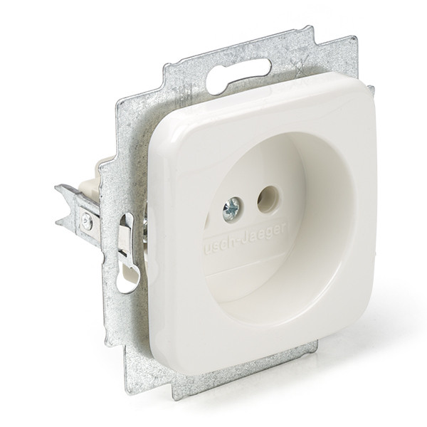 Stopcontact | Busch-Jaeger | Reflex (Inbouw, Wit) Busch Jaeger Kabelshop.nl
