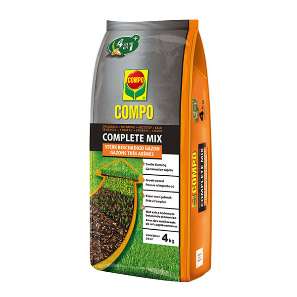 Gazon hersteller | Compo | 20 m² (Graszaad, Grond, Meststof, Kalk, 4 kg ...