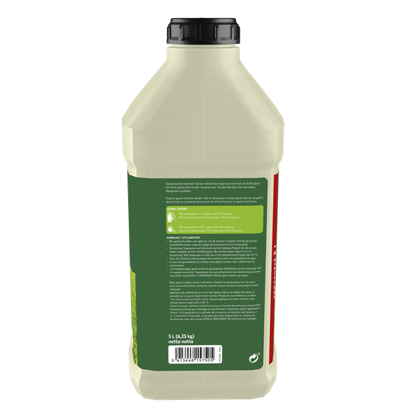 Gazonvoeding | DCM | 500 m² (5 liter, Vloeibaar) DCM Kabelshop.nl