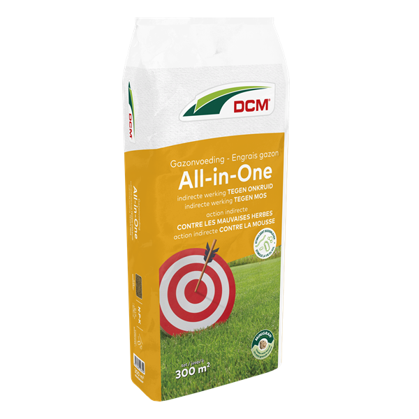 Gazonvoeding all-in-one | DCM | 300 m² (15 kg, MINIGRAN®, Anti onkruid ...