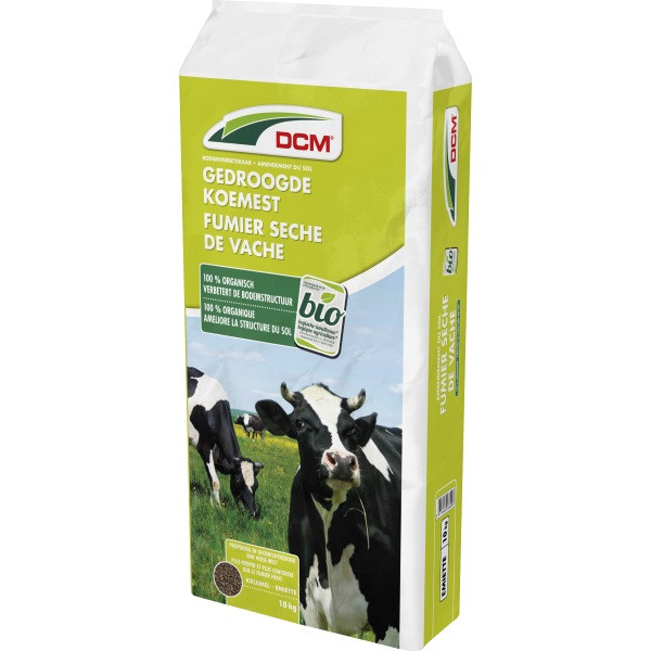 Gedroogde koemest | DCM | 10 kg (Universeel, Organisch, Bio-label) DCM ...