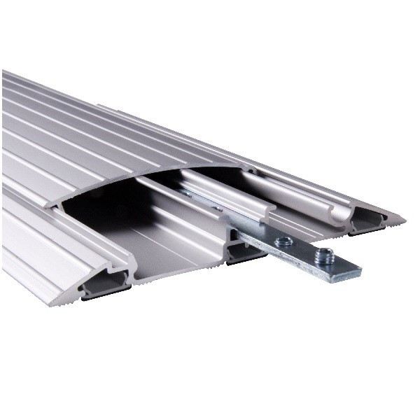 Kabelgoot vloer | Dataflex | 118 x 14.5 x 2 cm (10 kabels, Aluminium ...