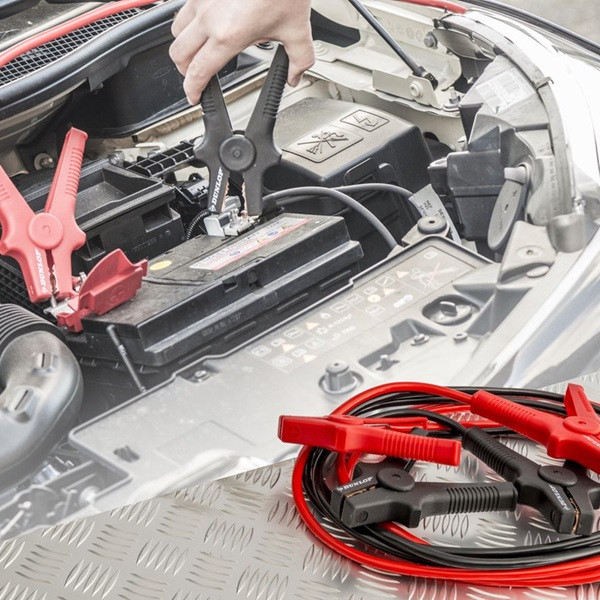 Startkabels | Dunlop | 3 meter (16 mm², 220A) Dunlop Kabelshop.nl