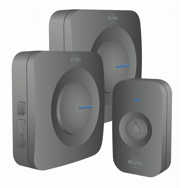Draadloze deurbel | ELRO (Met 2 ontvangers, 300 meter, 110 dB, LED ...