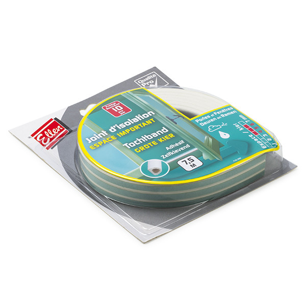 Tochtstrip | Ellen | 7.5 meter (D-profiel, Zelfklevend, Wit) Ellen ...