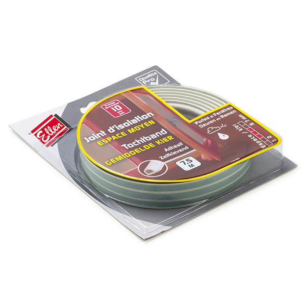 Tochtstrip | Ellen | 7.5 meter (P-profiel, Zelfklevend, Wit) Ellen ...