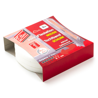 Tochtstrip | Ellen | 9 meter (I-profiel, Zelfklevend, Extra breed, Wit ...