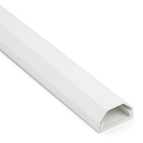 Kabelgoot muur | Goobay | 110 x 3.3 cm (Aluminium, Wit) Kabelshop.nl