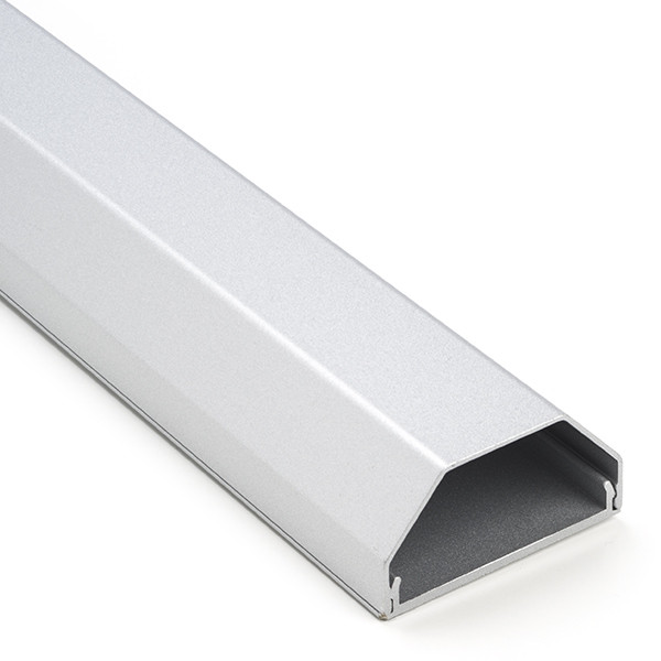 Kabelgoot muur | Goobay | 110 x 5 cm (Aluminium, Grijs) Goobay Kabelshop.nl