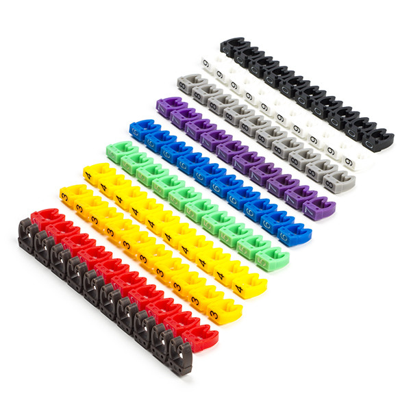 Kabelmarkering | Goobay | 10 x 10 stuks (Ø 4 mm, Cijfers) Goobay ...