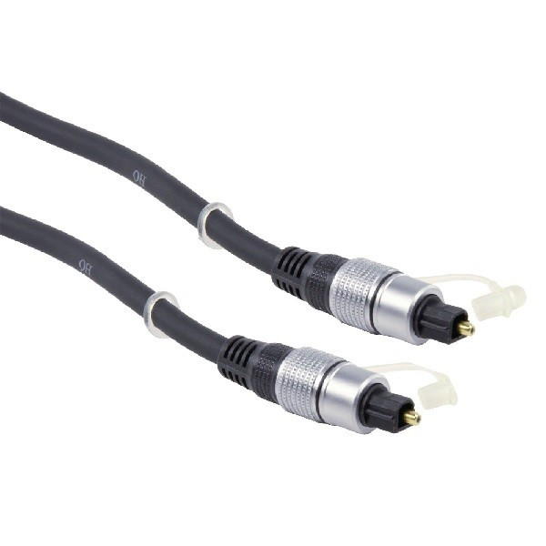 Optische kabel - HQ - 1.5 meter (Toslink, Verguld, Antraciet) HQ ...