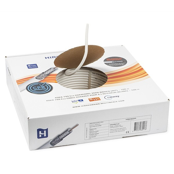 Coax kabel Ziggo op rol | 4G-proof & top beeldkwaliteit! | Kabelshop.nl