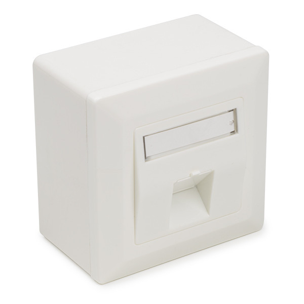 Wandcontactdoos - Cat6a - Hirschmann (1 x RJ45, Verticaal, Opbouw ...