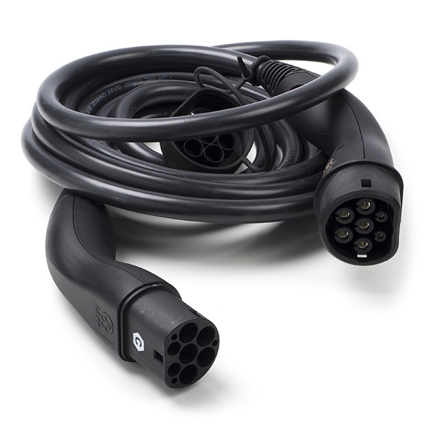 Laadkabel type 2 | LAPP | 5 meter (Vormhoudend, 22 kW, Zwart) LAPP ...