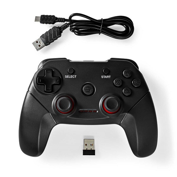 Controller pc | Nedis (Draadloos, USB, D-pad, 11 knoppen) Nedis ...