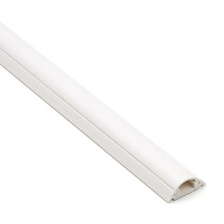 Kabelgoot muur | Nedis | 12 mm kabel (0.5 meter, PVC, Wit) Kabelshop.nl