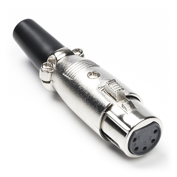 XLR 5-pin pluggen XLR pluggen en connectoren Audiopluggen en ...