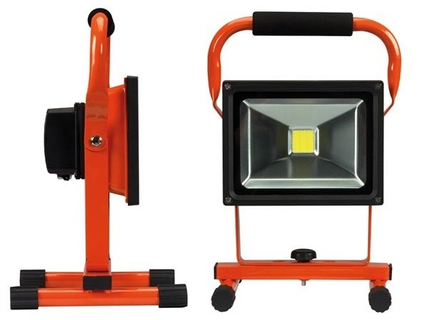 Draagbare bouwlampen Verlichting LED oplaadbare bouwlamp voor binnen en ...