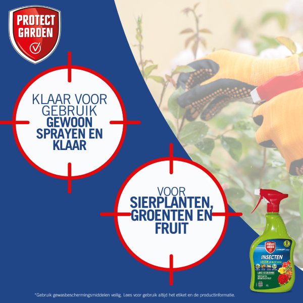 Insectenspray | Protect Garden | Sanium | 1 liter (Bladinsecten ...