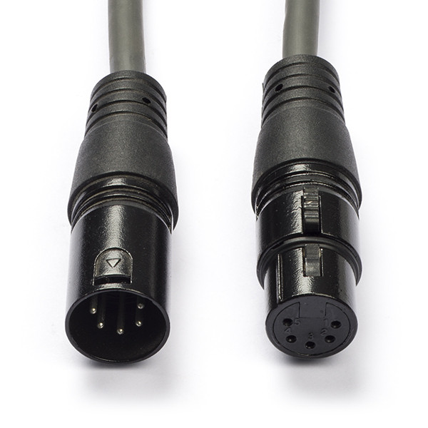 DMX kabels XLR kabels DMX kabel (m/v) - Nedis - 0.5 meter (Digitaal ...