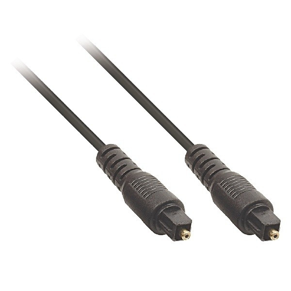 Optische kabel - 10 meter (Toslink, SPDIF, Zwart)