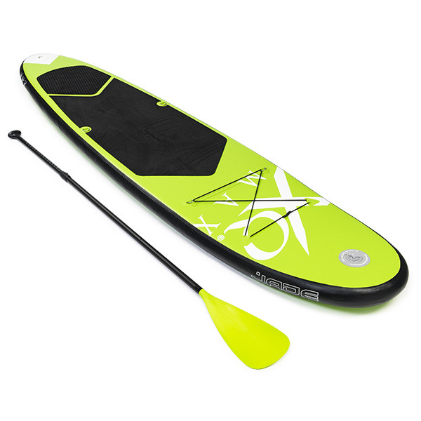 Sup | XQ Max | 305 x 71 x 10 cm (Opblaasbaar, Max. 100 kg, 1 vin, Groen ...