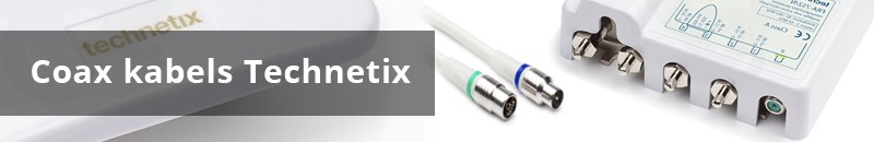 Technetix coax | Alle soorten, nergens goedkoper! | Kabelshop.nl
